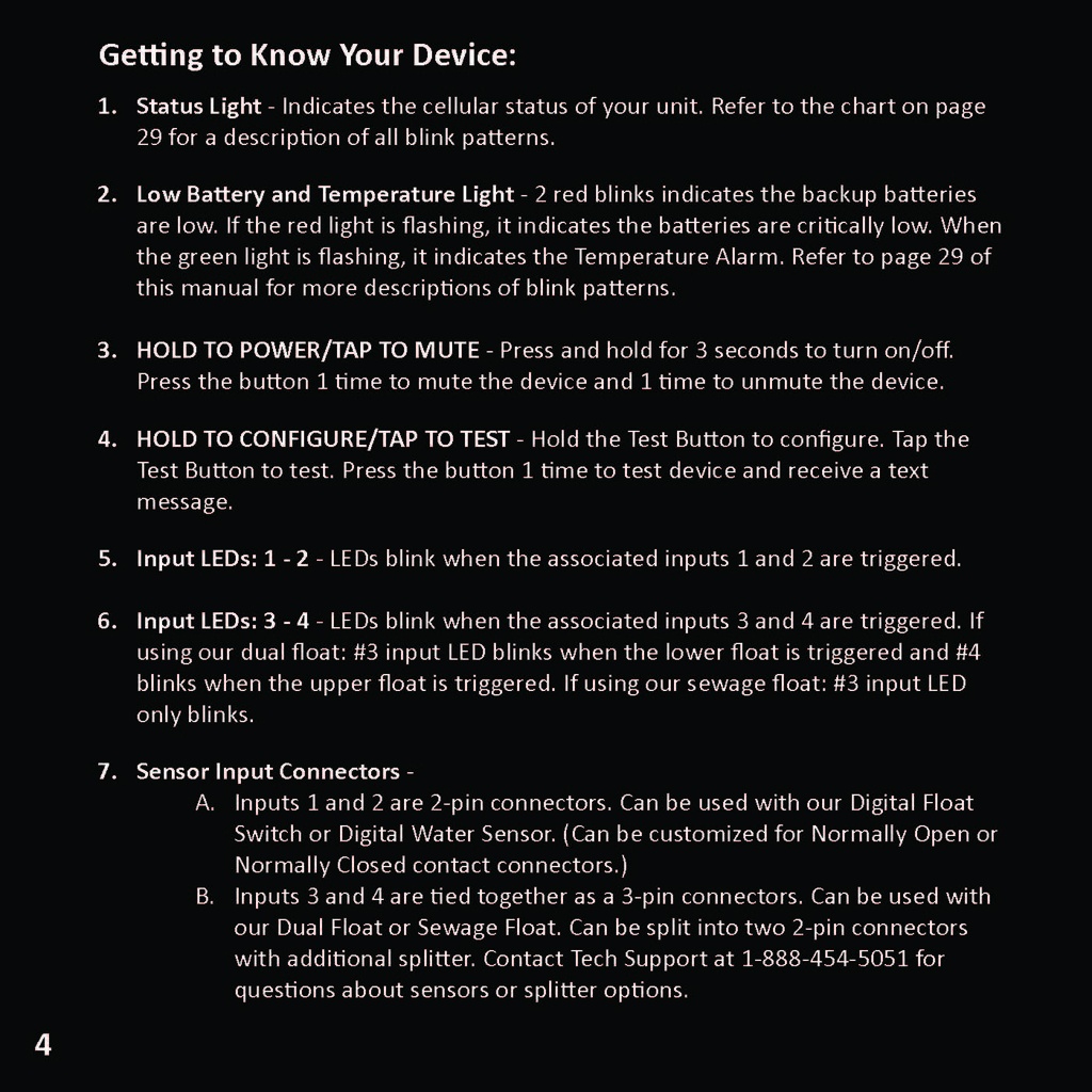 Understand the different lights | Pumpalarm.com